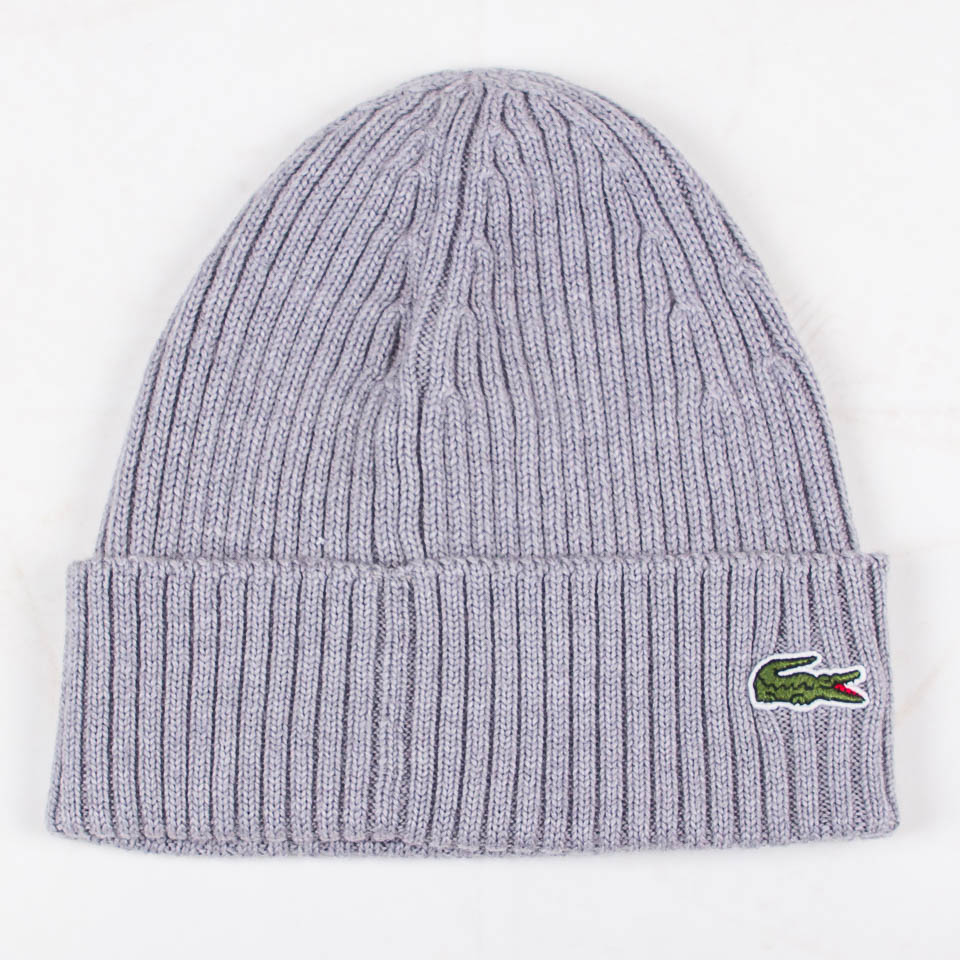 Caps & Hats Lacoste Ribbed Wool Beanie | The Firm shop