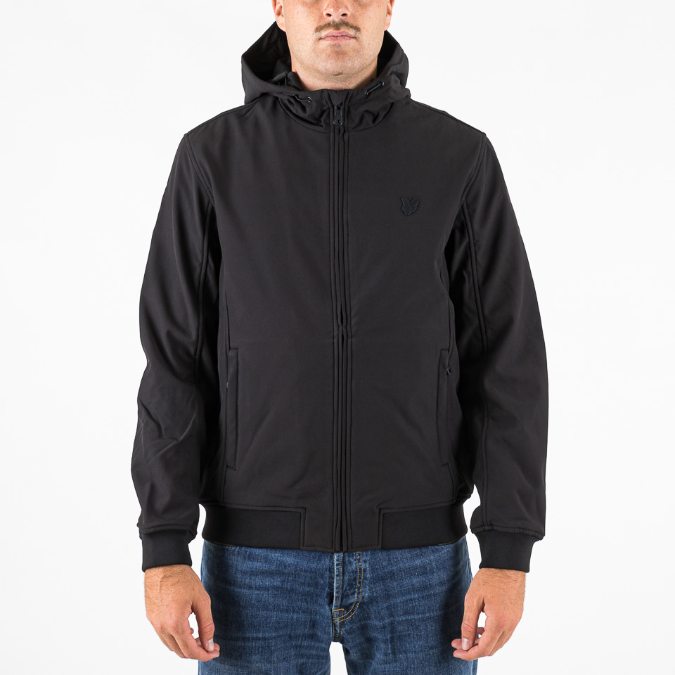 Jackets Lyle & Scott Tonal Fleece Back Softshell Jacket | The Firm shop